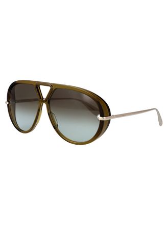 Bottega Veneta Unisex Sunglasses Bv1274s Brown Acetate