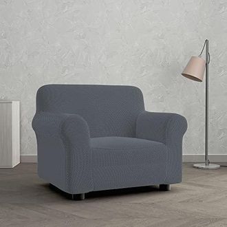 Italian Bed Linen Sogni e capricci Fashionable Sofa Abdeckung, Dunkel grau, 1 Platz