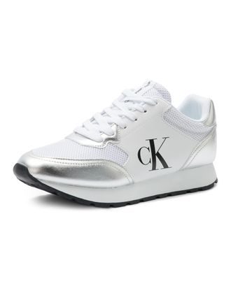 Calvin Klein Damen Camina Sneaker, Weiss/opulenter Garten, 37 EU