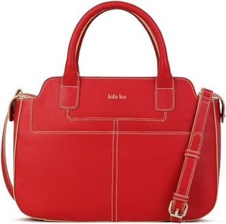 Kate Lee Sac en Cuir porté bandoulière Dorielle Rouge, Femme