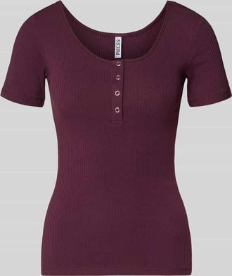 Pieces Slim Fit T-Shirt aus Bio-Baumwoll-Mix Modell KITTE