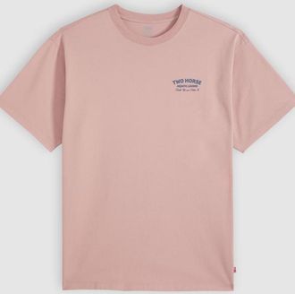 Levi's T Shirt Graphique Vintage - Homme - Rouge / Two Horse Aquatic Lounge - 2XS