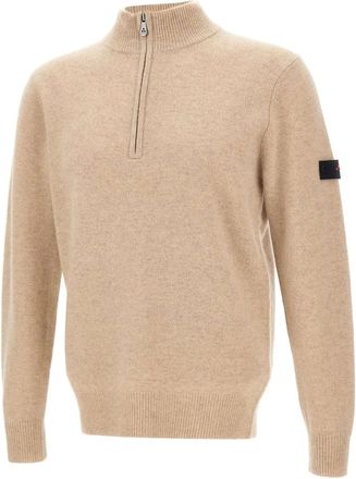 Peuterey Homme, Pulls, Beige, Taille: 2XL Trebe Half-Zip Sweater