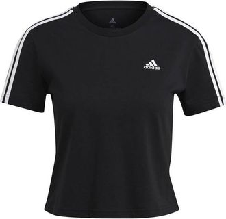 adidas adidas Damen Essentials Loose 3-Streifen Cropped T-Shirt