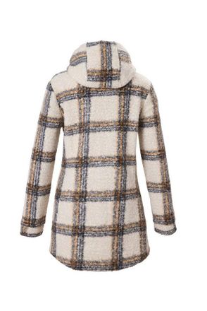 G.I.G.A. DX by killtec Strickfleecejacke GW 39 WMN KNTFLC PRK in Longform, mit 2-Wege-Rei&szlig;verschluss, kariert