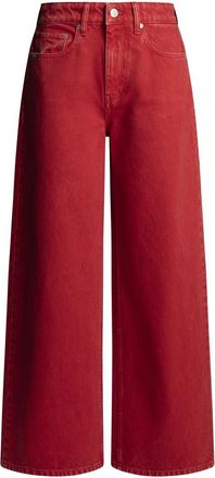 Pepe Jeans London Red Bull Racing X Pepe Jeans Damen Jeans mit weitem Bein, Rot (Mars Red), 32 W/32 L