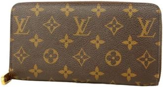 Louis Vuitton unisex, Pre-owned, Brun, Taille: ONE Size Portefeuille en tissu Pre-owned