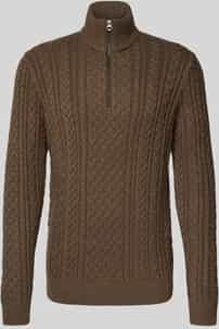 Jack & Jones Strickpullover mit gerippten Abschlüssen Modell BLUSEAN