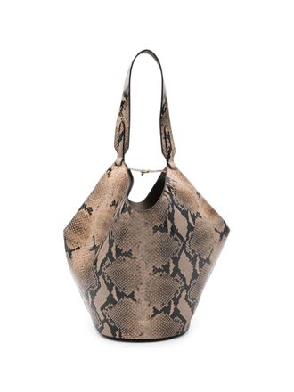 Khaite Petit sac seau en cuir Khaite Lotus