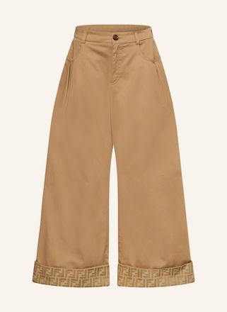 Fendi Marlenehose braun