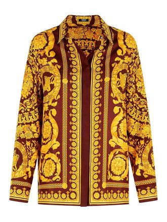 Versace Chemise - Rouge Brun