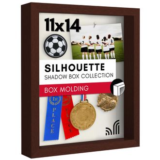 Americanflat Frame Shadow Box Rahmen, Holz, Mahagoni, 11x14