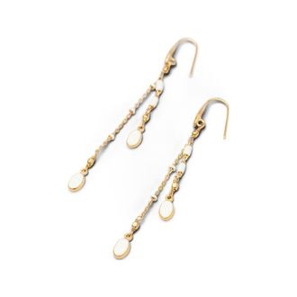 Isabel Marant Boucles doreilles dor&eacute;es &agrave; pampilles Casablanca