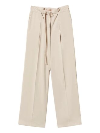 Twin-Set Hose mit Kordelzug - Nude