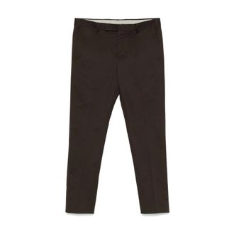 Pantaloni Torino Homme, Pantalons, Brun, Taille: XL Pantalon marron avec fermeture dissimul&eacute;e