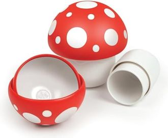 Genuine Fred Nesting Mushroom Measuring Cups, Set of Fun and Functional Kitchen Measuring Tools, Space Saving Design with Unique Mushroom Shape