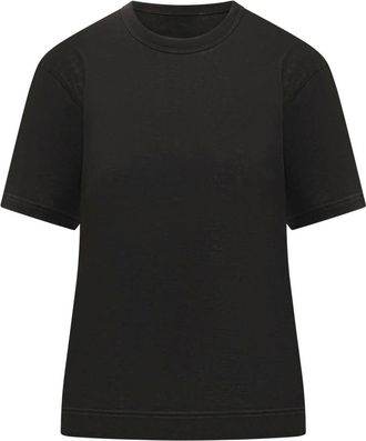 Ami Femme, Tops, Noir, Taille: 40 FR T-shirt &agrave; col rond