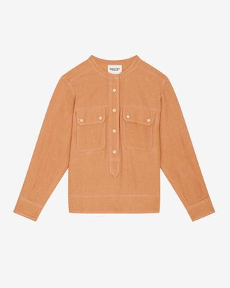 Isabel Marant Haut Tecoyo - Femme - Camel - Taille36 - Marant &Eacute;toile