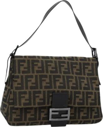 Fendi Pre-owned Sac bandouli&egrave;re vintage en toile Zucca - Femme - Pre-owned - Noir - Taille: ONE Size