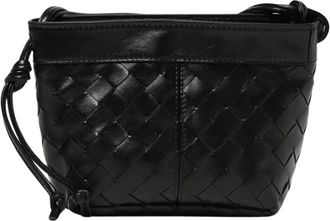 Bottega Veneta Femme, Sacs, Noir, Taille: ONE Size Petit sac &agrave; poign&eacute;e sup&eacute;rieure en cuir