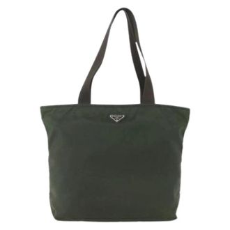 Prada Pre-owned Vintage Zip-Tote - - Pre-owned - Damen - Gr&uuml;n - ONE SIZE
