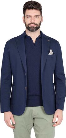 Bob Homme, Vestes, Bleu, Taille: L Giacca Monopetto