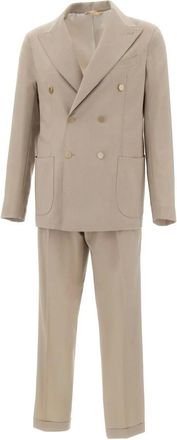 BRIGLIA 1949 Homme, Costumes, Beige, Taille: L Costume crois&eacute; Taurasi