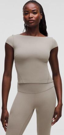 lululemon T-Shirt Align à dos dégagé Bonnets B à D pour Femmes - Gris - Taille 12