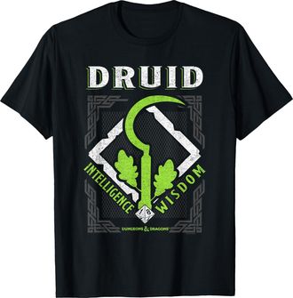 Dungeons & Dragons Druid Intelligence & Wisdom T-Shirt
