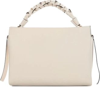 Coccinelle Femme, Sacs, Beige, Taille: ONE Size Handbag Double Grainy Leather