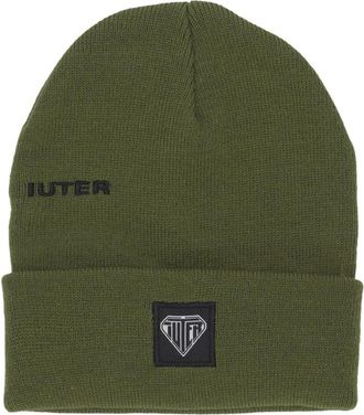 Iuter Logo Faltbare Beanie Army M&uuml;tze - - Accessories - Herren - Gr&uuml;n - ONE SIZE