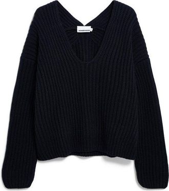 Armedangels Strickpullover TIANAA SOLID Pullover Loose Fit aus Bio-Woll Mix (Loose Fit) Loose Fit