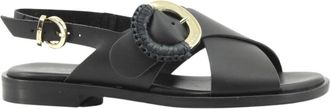 Frau Femme, Chaussures, Noir, Taille: 37 EU London Sandal