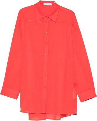 Frankie Shop Femme, Blouses et Chemises, Rouge, Taille: 38 FR Shirt