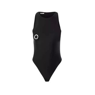 NU&Eacute; Piercing Bodysuit - Femme - Tops - Noir - Taille: 38 FR