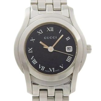Gucci Montre-bracelet 5500L Pre-owned - Femme - Pre-owned - Noir - Taille: ONE Size