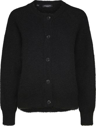 Selected Female Strickjacke Wollmix