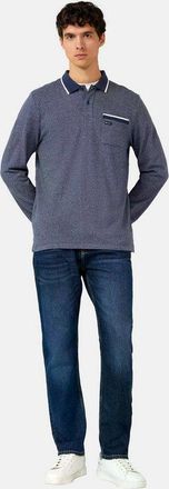 s.Oliver Poloshirt Poloshirt Langarmshirt mit Polokragen (1-tlg., 1)