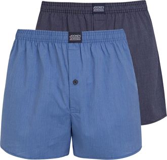 Jockey Boxershorts Everyday Striped Boxer Woven - 2 Pack
