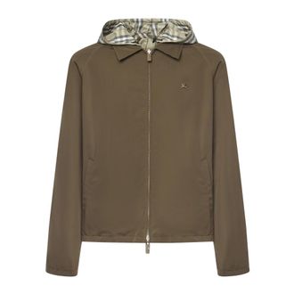 Burberry Homme, Vestes, Vert, Taille: L Light Vestes