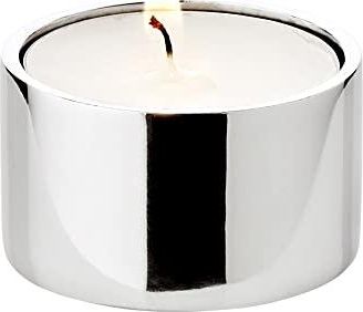 Edzard Franz Lot de 4 photophores en Acier Inoxydable Poli Brillant pour Couronne de lAvent Diam&egrave;tre 4 cm Hauteur 2,5 cm, Argent