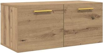 vidaXL Wandschrank Eiche handwerklich 80 x 36.5 x 35 cm Holzwerkstoff Vidaxl