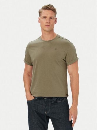 G-Star T-Shirt Sustainable D16396-B353-2199 Khakifarben Relaxed Fit