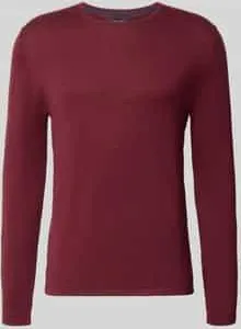 Christian Berg Strickpullover aus Baumwolle mit Rundhalsausschnitt