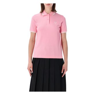Comme Des Gar&ccedil;ons Femme, Tops, Rose, Taille: 42 FR Patchwork Pique Polo