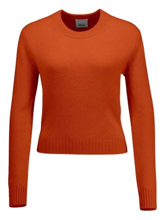 Allude pull &agrave; col rond - Orange