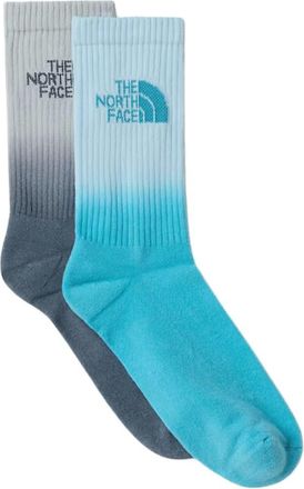 The North Face Chaussettes Everyday Crew Dip Dye 2P - Homme - Sport - Bleu - Taille: M