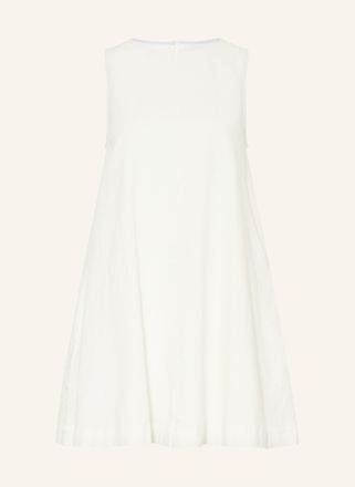 Tommy Jeans Kleid Mit Leinen weiss