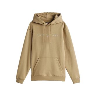 Tommy Jeans Linear Hoodie Sweat Regular Fit - - Sweatshirts & Hoodies - Herren - Beige - S