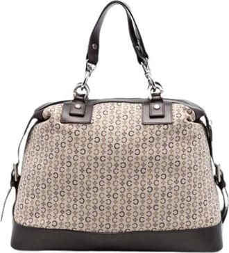 Celine Sac &agrave; main en toile imprim&eacute;e Pre-owned - Femme - Pre-owned - Beige - Taille: ONE Size